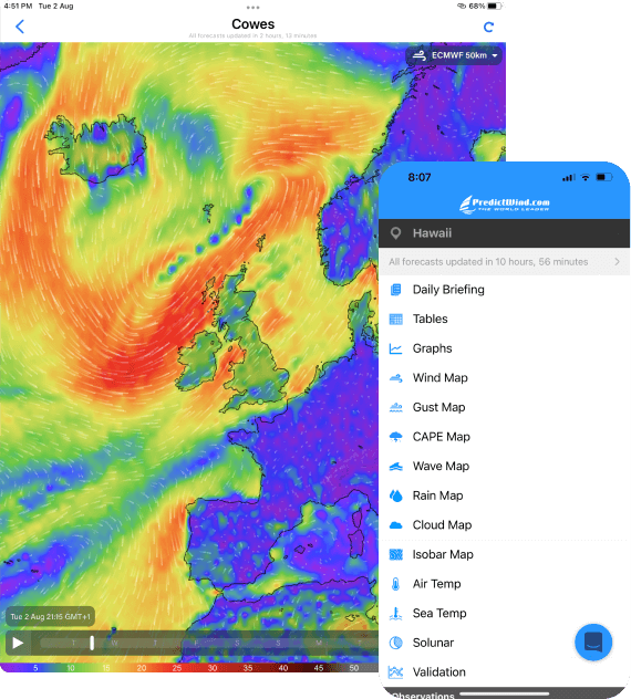 Aplicaciones · PredictWind