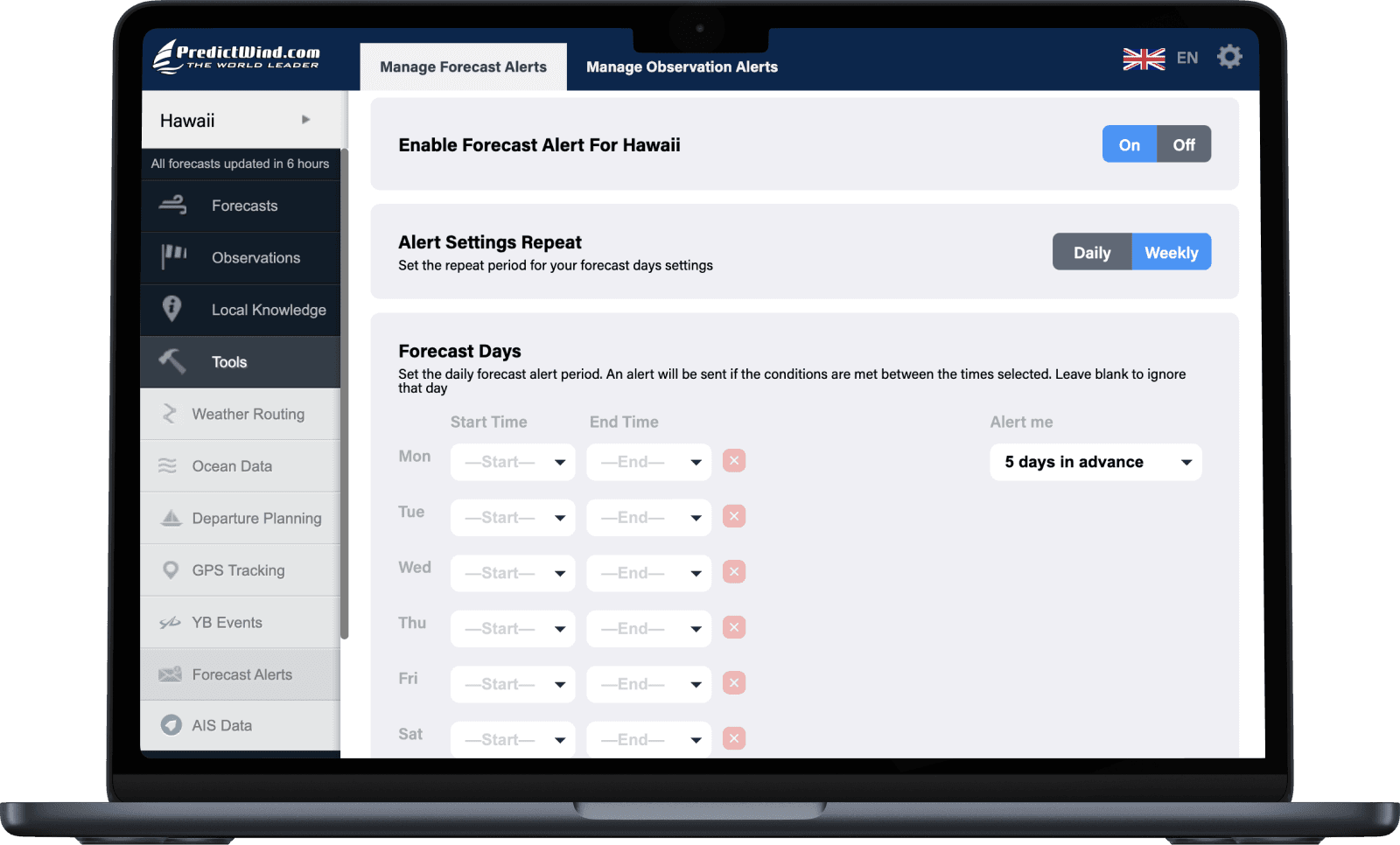 PredictWind App · PredictWind